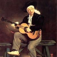 The Spanish Singer, 1860 by Édouard Manet